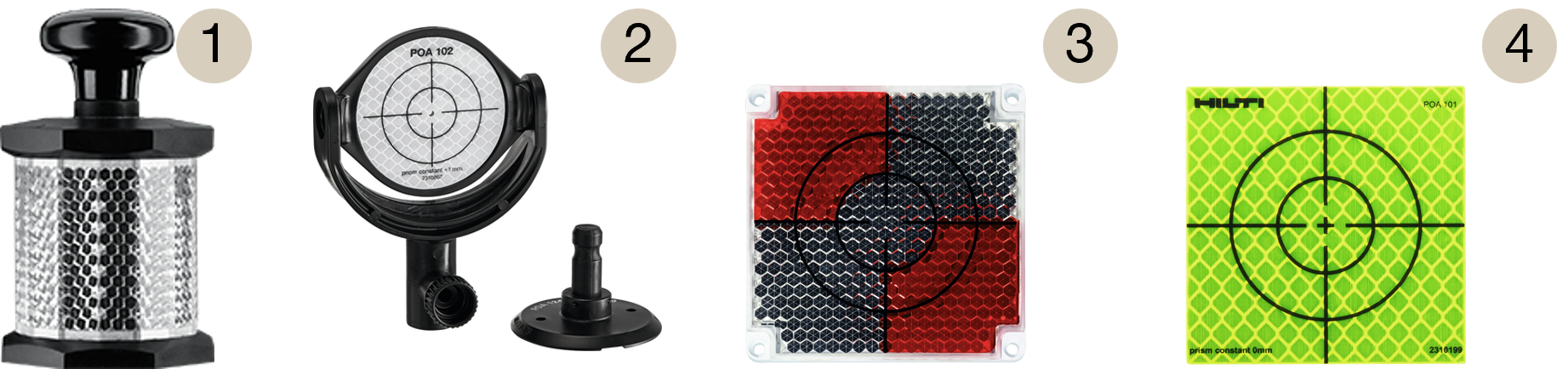 What prisms or targets should I use to achieve optimal range and best ...