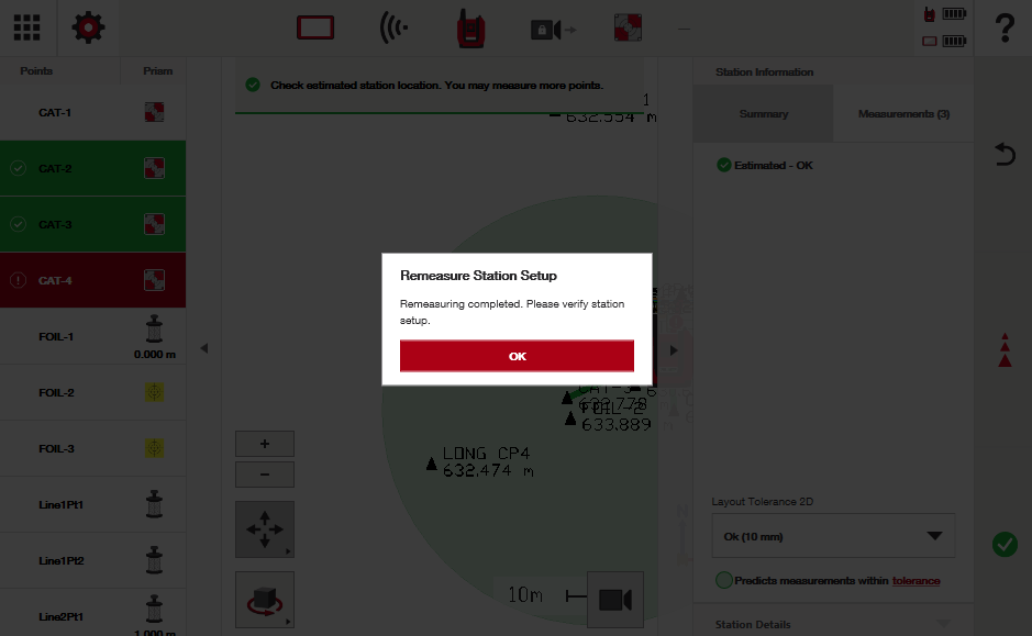 "Remeasure Station Setup" Application - How To – HCL (EN)