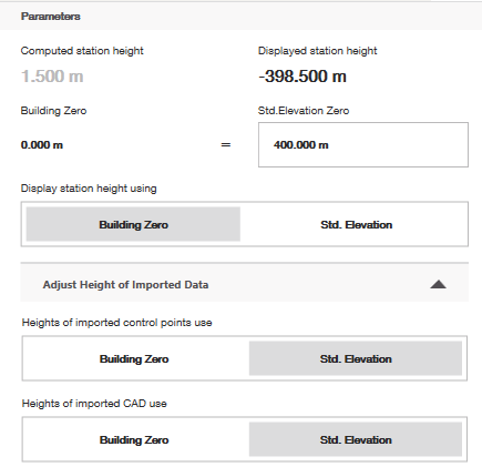 What does the "Absolute Height" Display Function Mean under "Set ...