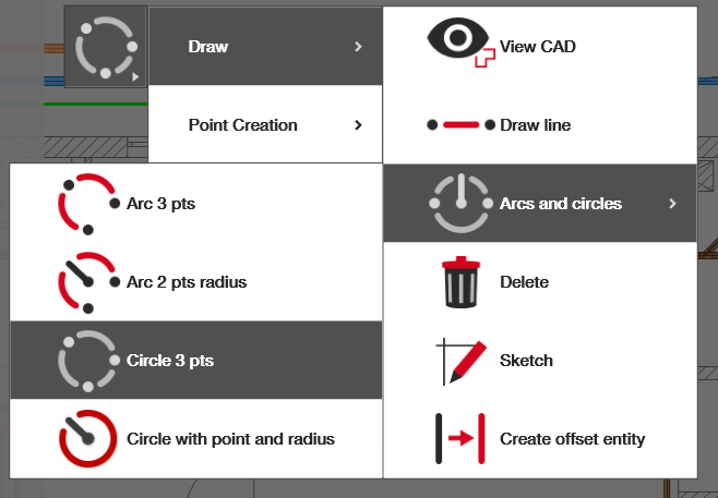 Circle 3 Points Application - How to – HCL (EN)